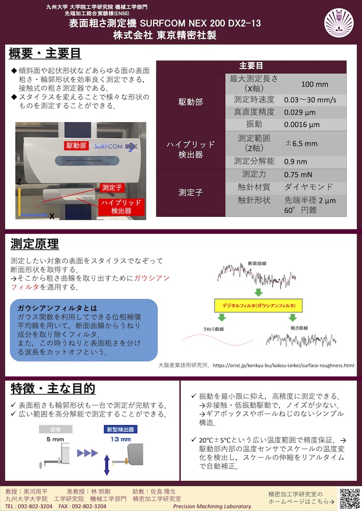 九州大学 精密加工学研究室 研究施設